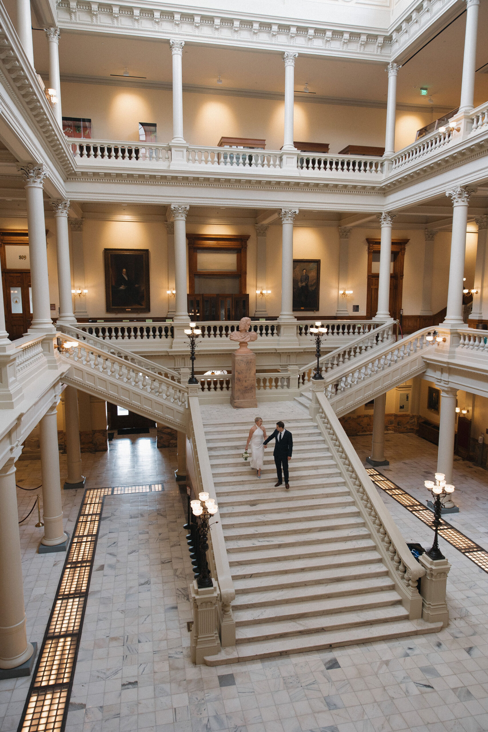 City Hall Romance | Sarah & Nick’s Intimate Atlanta Elopement ...